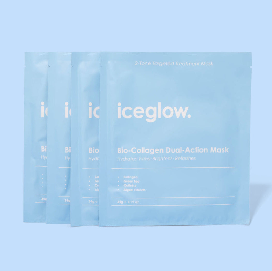 Ice Glow™ - Bio-Collagen Dual Action Face Masks – ICE GLOW